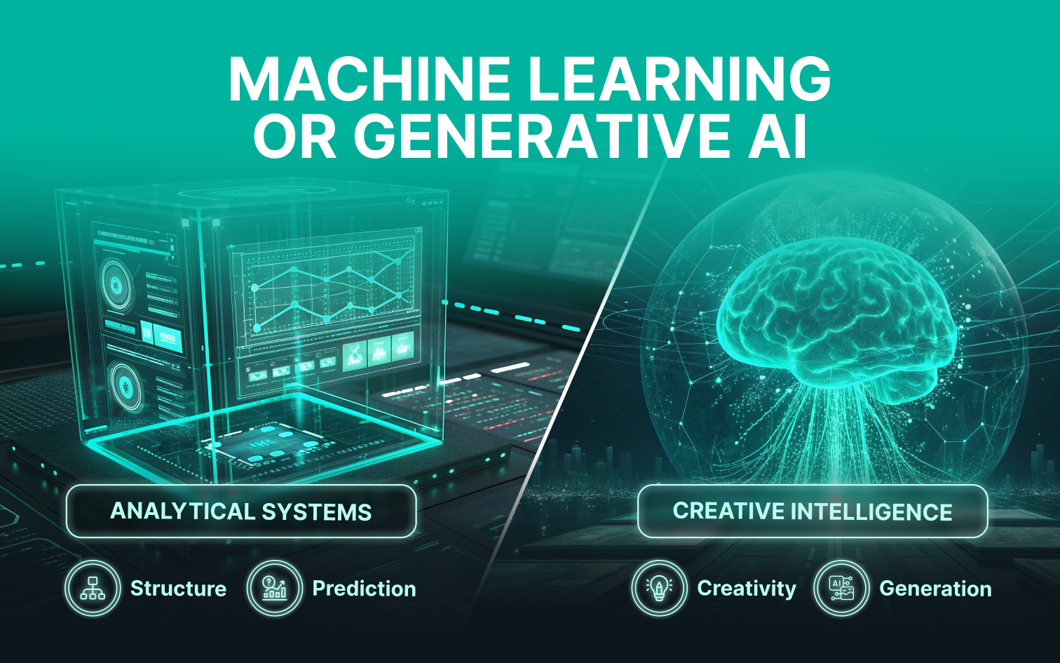 Generative AI vs Machine Learning: Key Differences, Use Cases, and ...